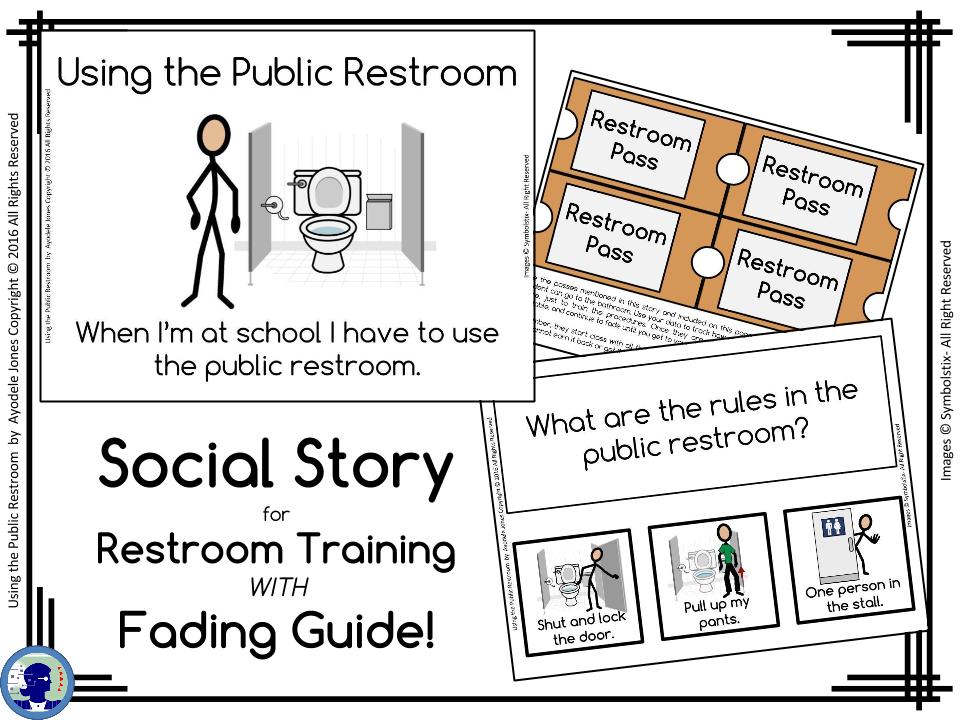 Using The Public Bathroom- A Social Story from NoodleNook.Net for ...
