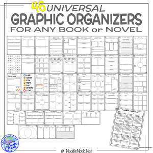 Graphic Organizers for Any Book | NoodleNook.Net