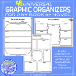 Graphic Organizers for Any Book | NoodleNook.Net