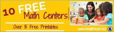 10 Free Math Centers- Printable and Ready to Go! from NoodleNook.Net ...