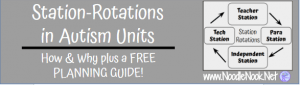 Station Rotation in Autism Units | NoodleNook.Net