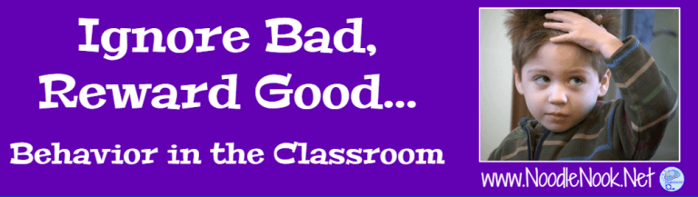 Ignore Bad Behavior Reward Good - NoodleNook.Net