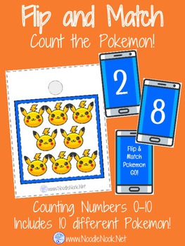 April FREEBIE- Math Center Activity for Numbers 1-10 - NoodleNook.Net