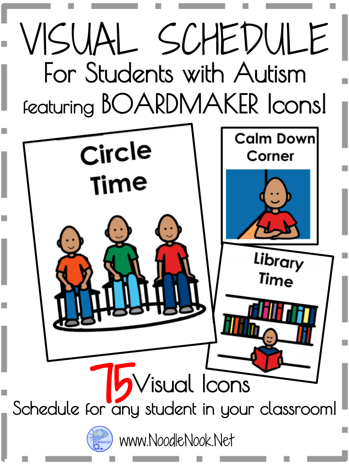 Free Visual Supports for Students with Autism | NoodleNook.Net