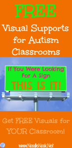 Free Visual Supports for Students with Autism | NoodleNook.Net