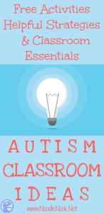 Autism Classroom Ideas- Tips and Tricks that WORK | NoodleNook.Net