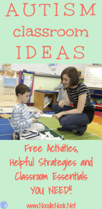 Autism Classroom Ideas- Tips and Tricks that WORK | NoodleNook.Net