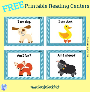 FREE Printable Reading and Writing Centers from NoodleNook2 ...