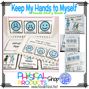 Keep My Hands to Myself- A Social Story Book for SpEd and Autism Units