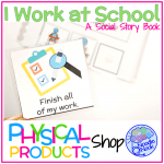 I Work at School- A Social Story for Autism and Early Elem | Noodle Nook