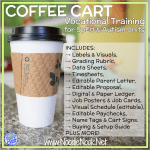 Coffee Cart for Vocational Training in SpEd or Autism Units | Noodle Nook