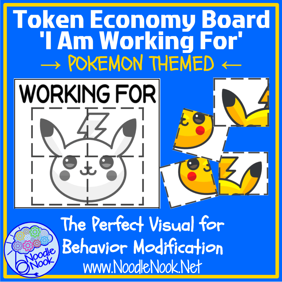 Token Board featuring Pokemon – Behavior Visual for Autism Units and ...