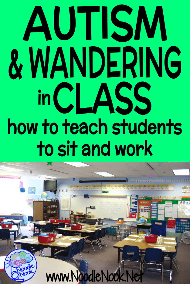 Autism and Wandering in the Classroom-5 Steps You Need |Noodle Nook