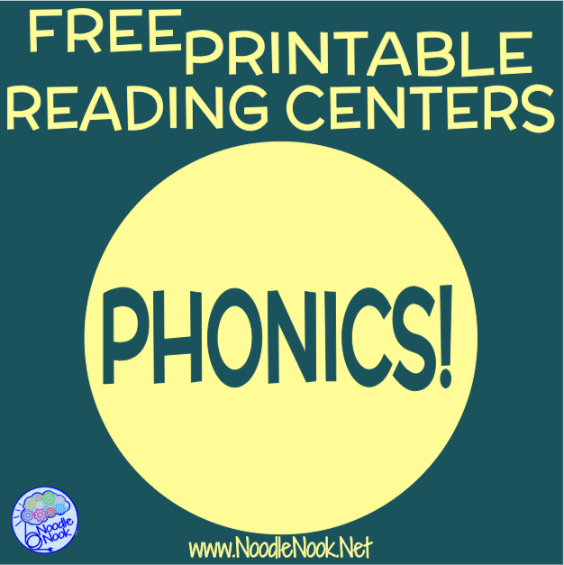 Free Printable Reading Centers - NoodleNook.Net