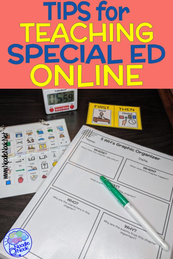 How To Teach Special Ed Online | NoodleNook.Net