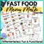 Fast Food Menu Math Activity (Perfect Math Center) | Make Math Fun!