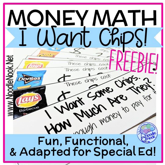 Money Math Center - FREE Math Worksheets for Special Education