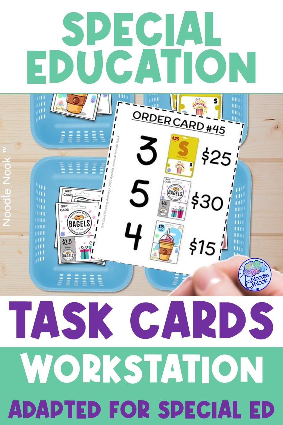 Task Cards for Special Education (Ideas & Free Cards)