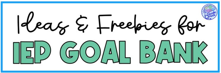 IEP Goal Bank for Autism, LID & PMLD - 7 Unique Banks IEP Ideas