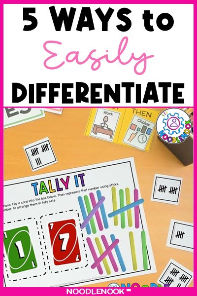 5 BEST Math Differentiation Strategies (for Special Ed)