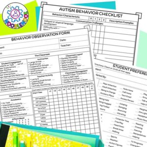 Printable Behavior Tracking Sheet (Data Charts for Teachers)