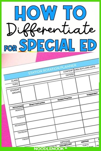 How to Differentiate Activities for Special Ed (With Ideas)
