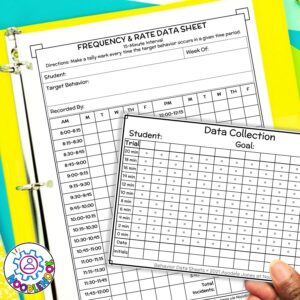 Best IEP Data Collection Sheets for Special Ed (Track Goals)