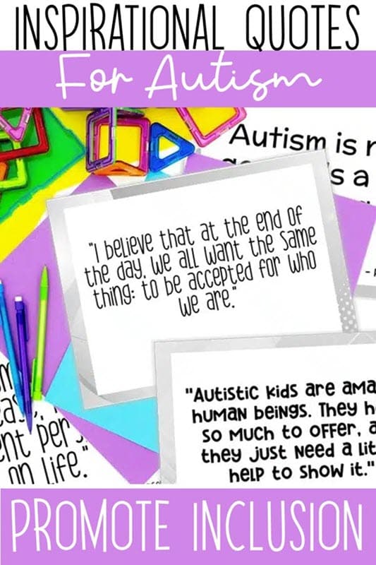 Inspirational Quotes for Autism (ASD Awareness Month)