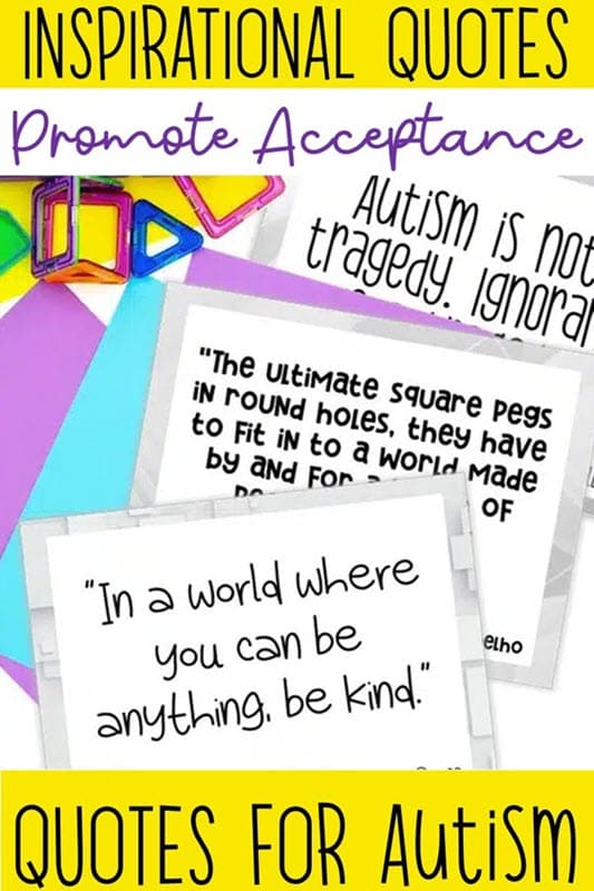 Inspirational Quotes for Autism (ASD Awareness Month)