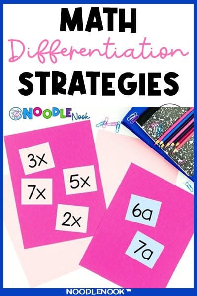 5 BEST Math Differentiation Strategies (for Special Ed)