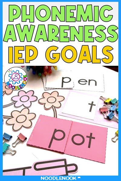 Phonemic Awareness IEP Goals (Examples & Ideas for Use)