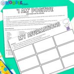 Positive Self-Talk Worksheet(5-Steps to Student Positivity)