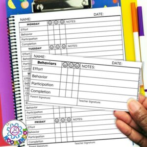 Best Free Printable Daily Behavior Report (Chart for Kids)