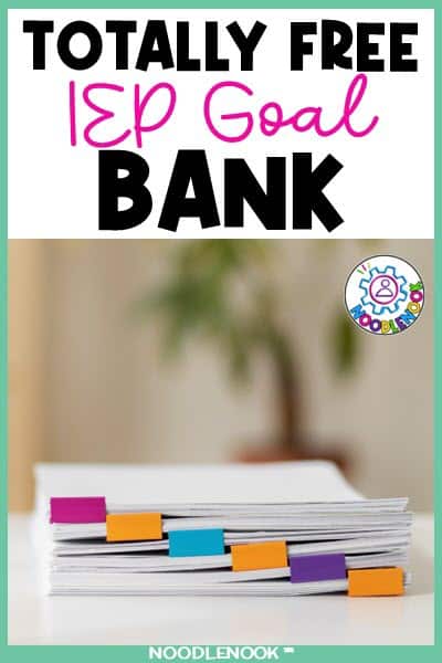 IEP Goal Bank for Autism, LID & PMLD - 7 Unique Banks IEP Ideas