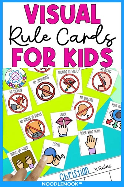 Visual Rule Cards for Kids with Special Needs (How To Guide)