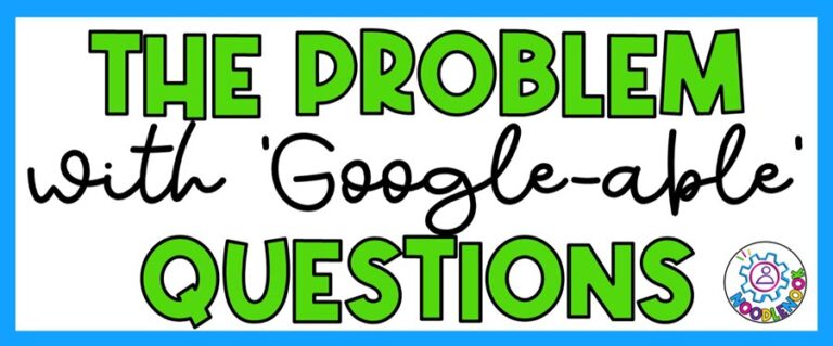 The Google-able Question Problem (Why Asking Better Questions Matters ...